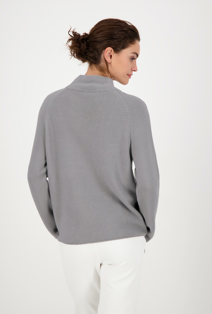 Monari Strickpullover mit Stehkragen, cloud - Hartmann Mode Shop