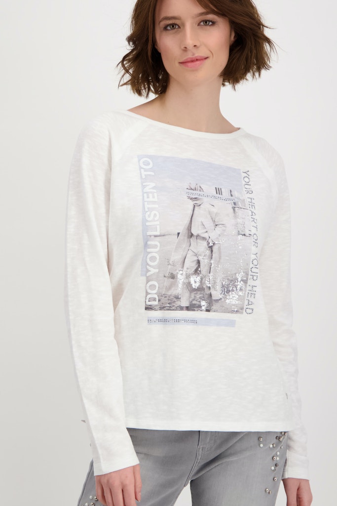 Monari Pullover, off-white - Hartmann Mode Shop