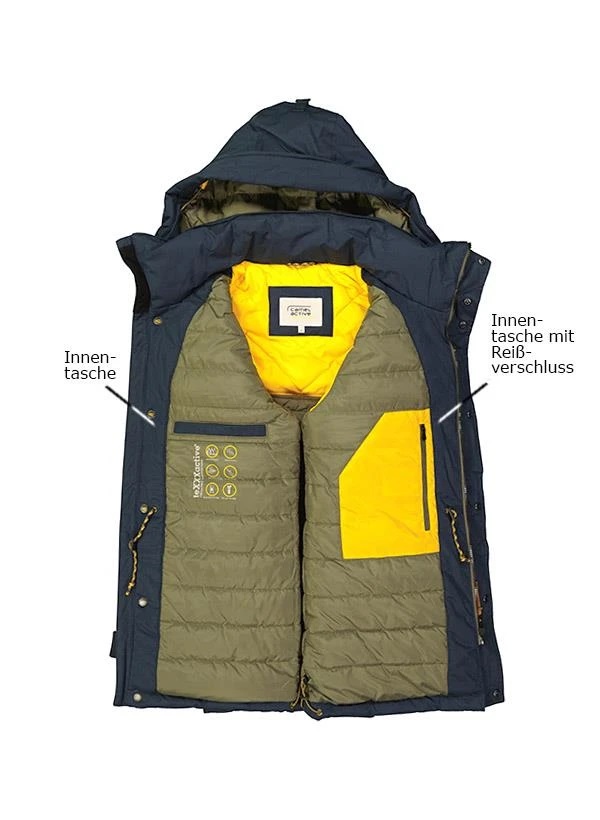 Camel active teXXXactive® Funktionsjacke mit abnehmbarer Kapuze - Hartmann Mode Shop