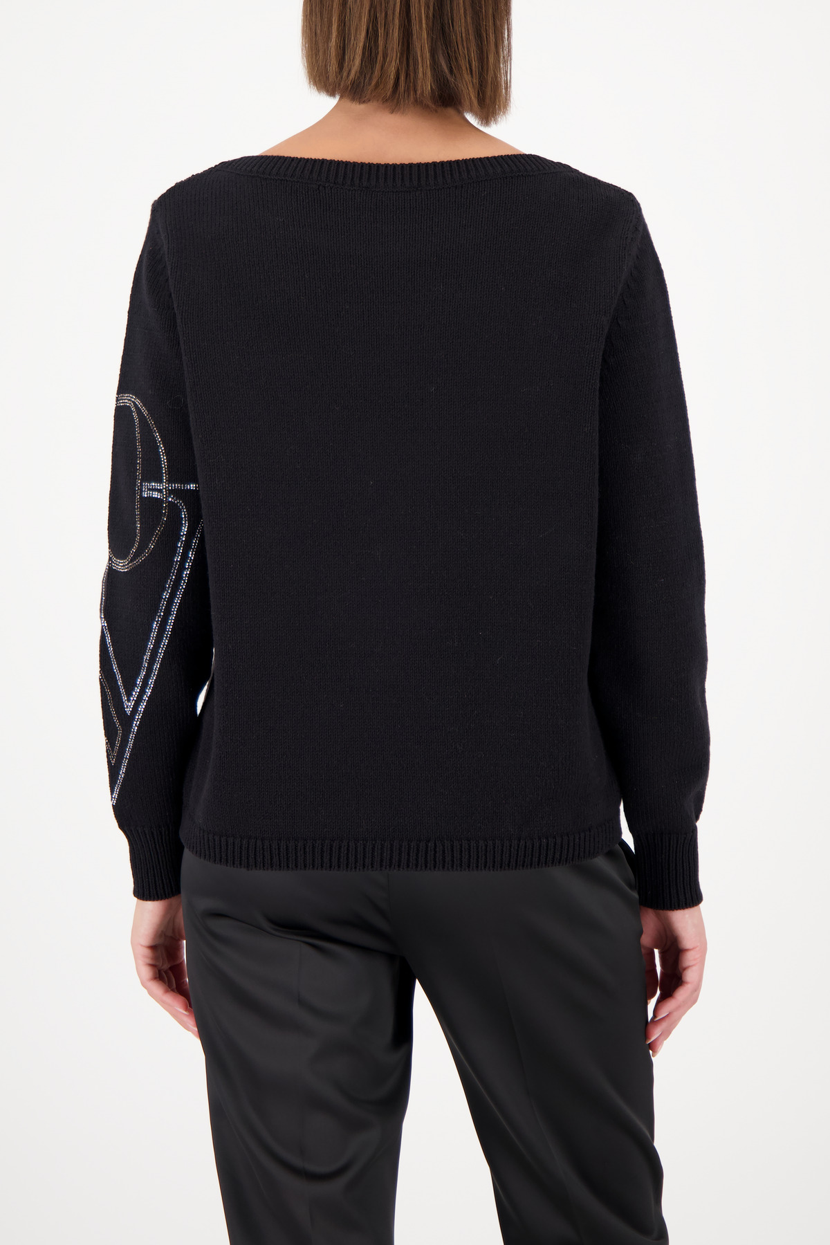 Monari Pullover, schwarz - Hartmann Mode Shop